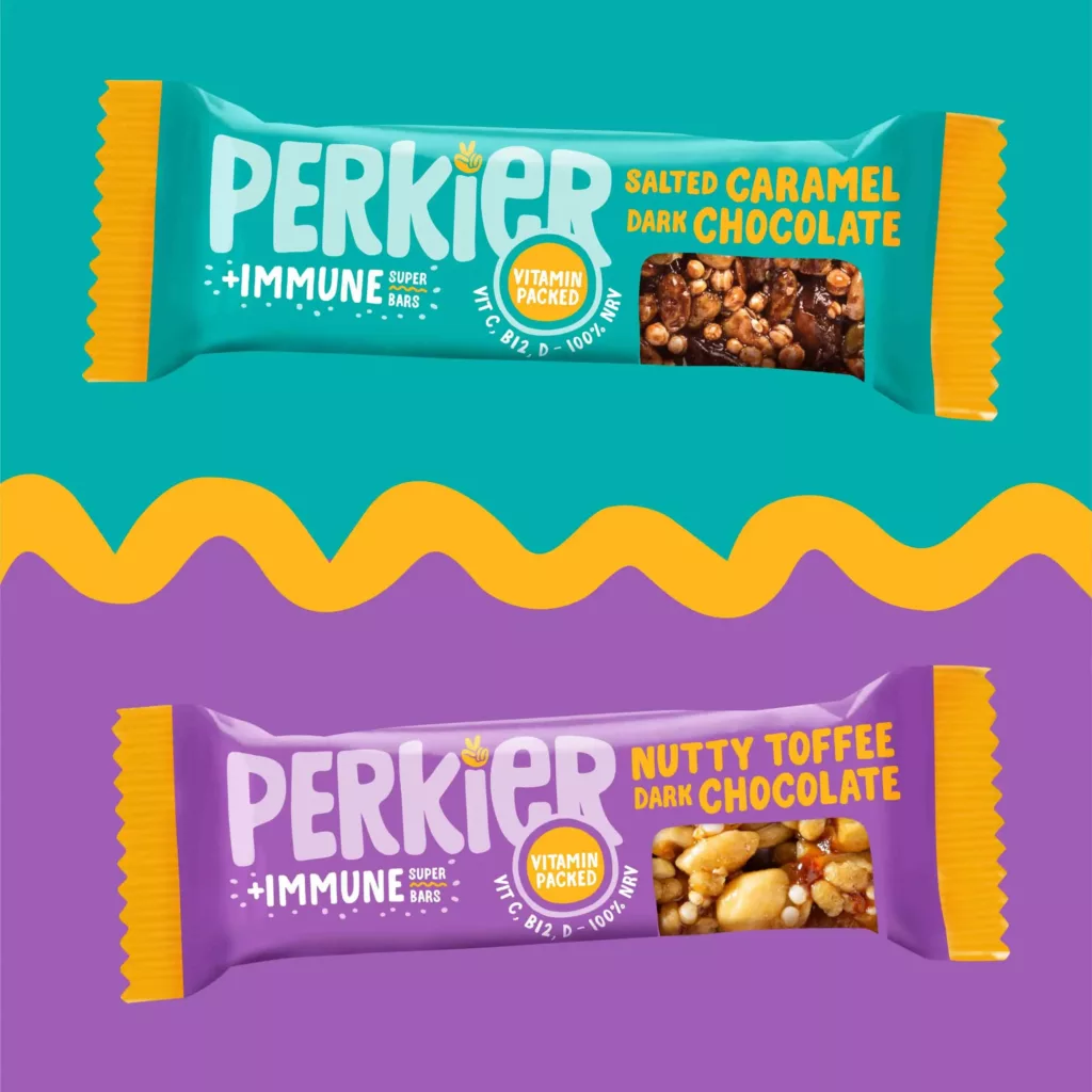 Perkier +Immune Bars – Boost Immunity with 100% NRV Vitamins
